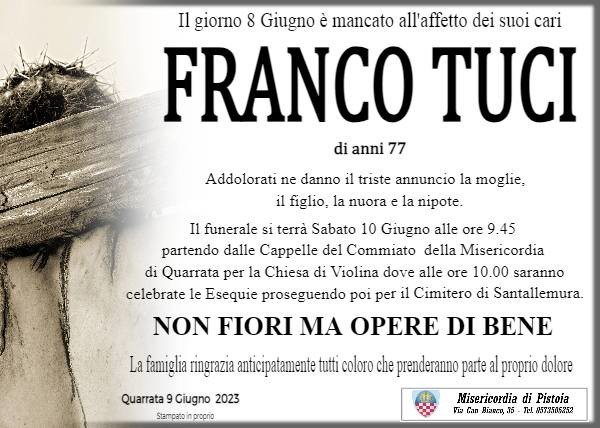 Franco Tuci - Reportpistoia