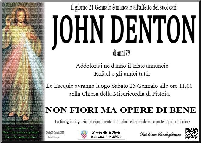 John Denton - Reportpistoia