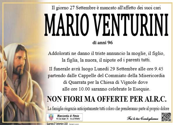 Mario Venturini - Reportpistoia