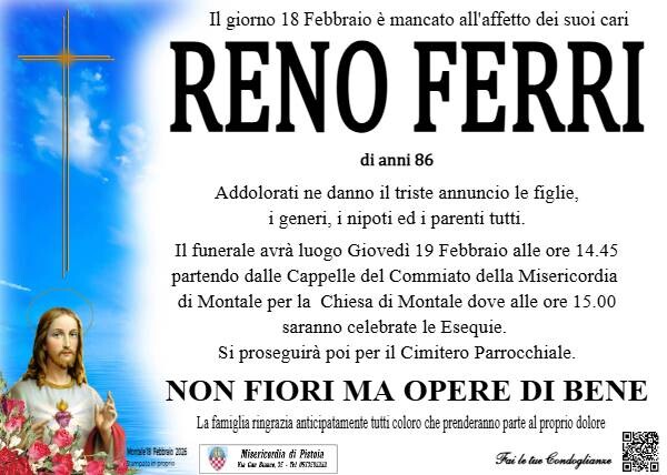 Reno Ferri - Reportpistoia