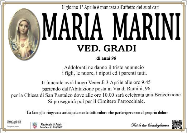 Maria Marini - Reportpistoia